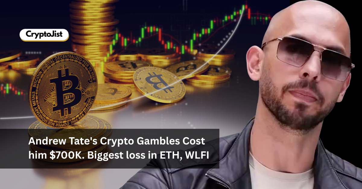 Andrew Tate Crypto Gambles ETH WLFI Losses - Cryptojist
